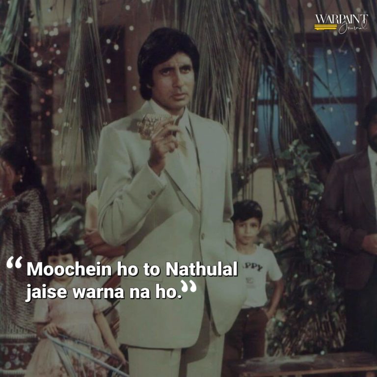 Iconic Dialogues By Amitabh Bachchan aka 'Big B' - WarPaint Journal